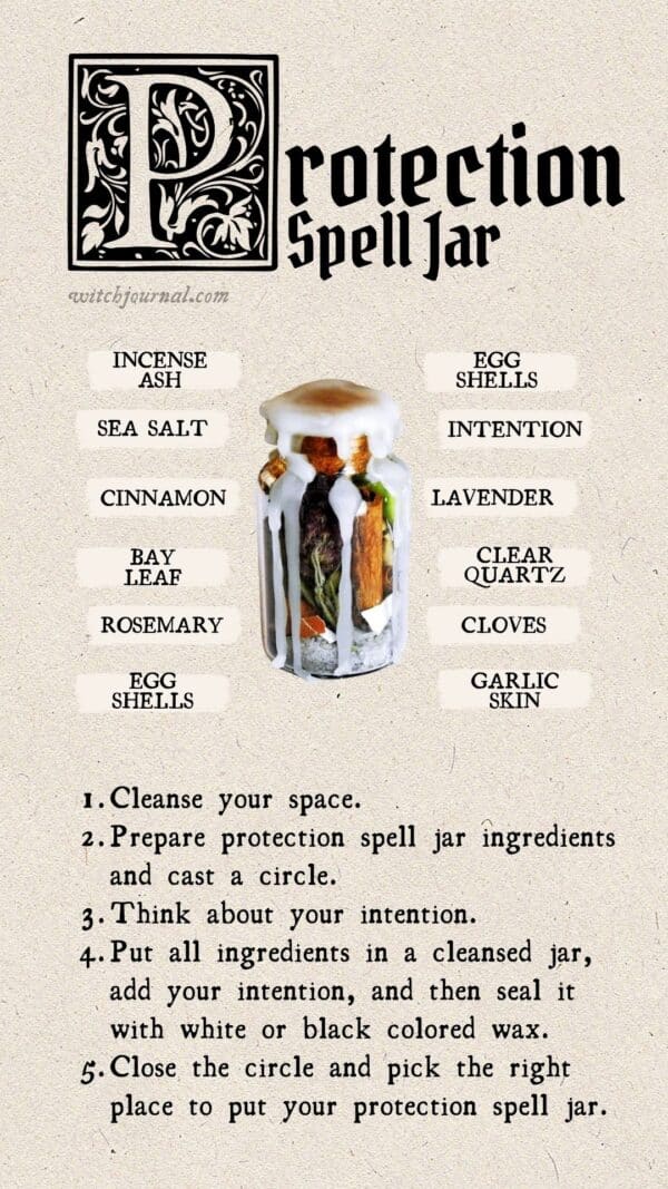 How to do a Protection Spell Jar in 5 Simple Steps ⋆ Witch Journal